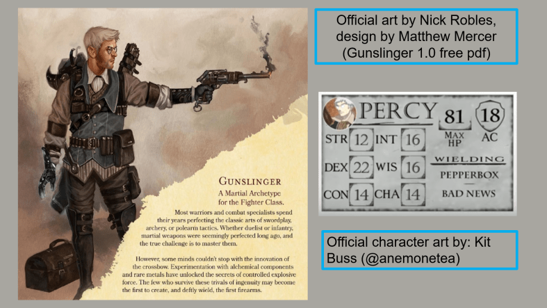 « Sorry my issues have guns! : Balancing Percy’s Gunslinger Build and ...